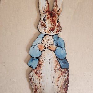 NEW Peter Rabbit -MDF Wood Die Cut - High Gloss - Etsy
