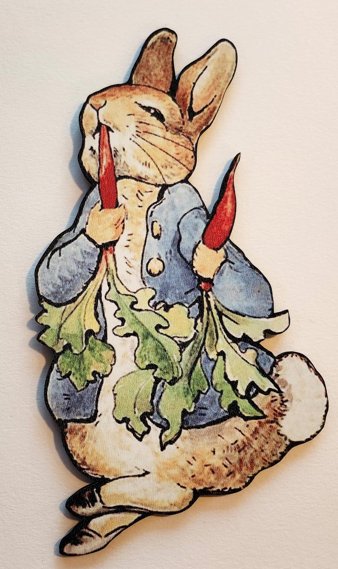 Peter Rabbit With Carrot- Gloss -wood -MDF- Choose a Size - Etsy
