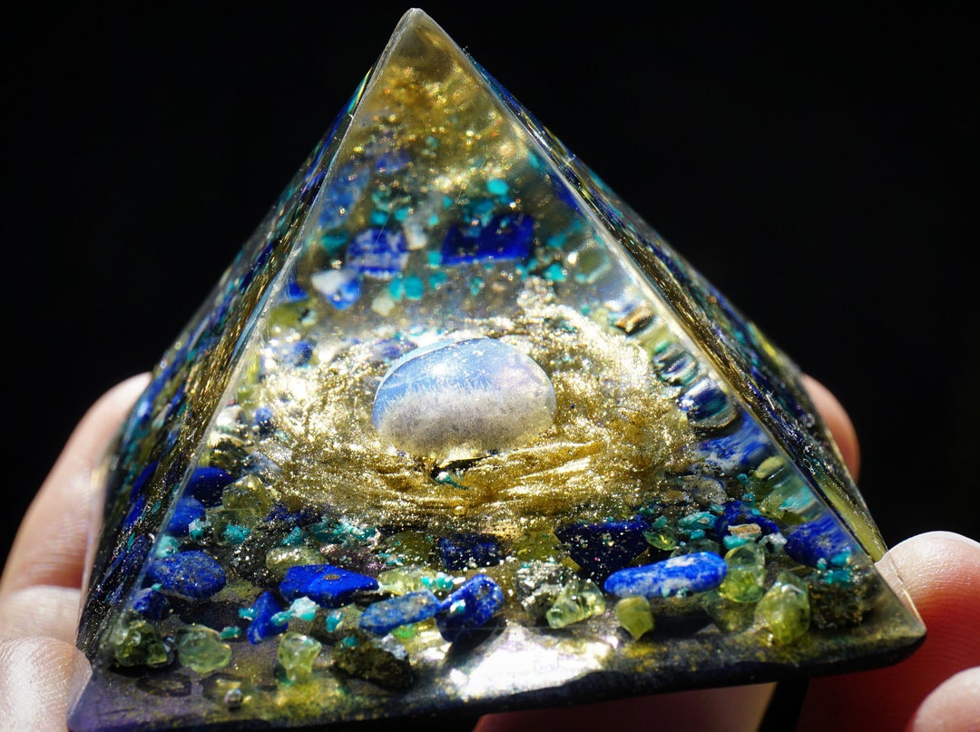 The Chariot - Orgonite Galaxy Pyramid - Orgone Energy - Visionary Art ...