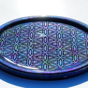E.T. BEAM Landing Pad - Orgonite Coaster - Flower of Life - Energy ...