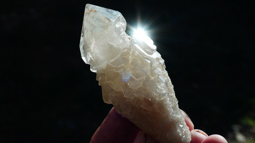 Hazel Elestial Scepter Phantoms Mongolian Celestial Quartz Orgonite ...