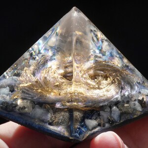 Arch Angel Michael - Orgonite Galaxy Pyramid - Orgone Meditation Tool - Personal VORTEX ...