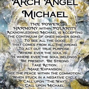 Arch Angel Michael - Large Orgonite Galaxy Pendant - Meditation Tool - Ammulet - 3D Painting ...