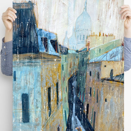 Night in Paris Print France Wall Decor Paris Poster Night - Etsy