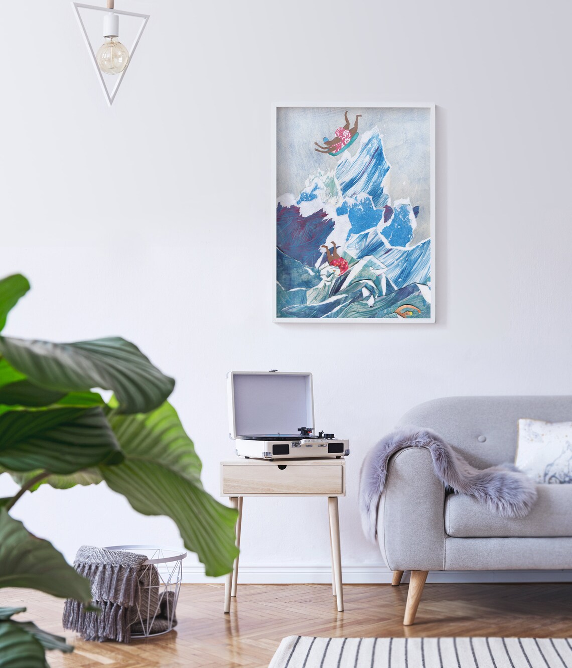 Giclée Sea Print, Blue Print, Sea Art, Waves Print, Sea Home Decor ...