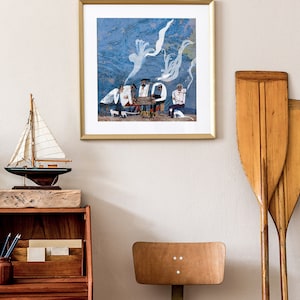 On Sale! Blue Print Bar Decor Wall Art - Etsy