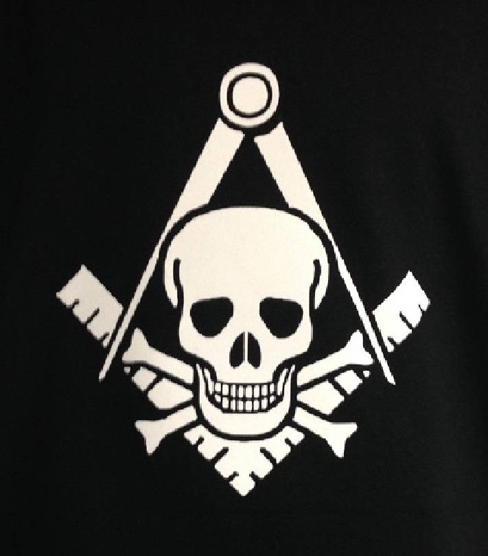 Masonic Skull and Bones T-shirt - Etsy UK