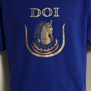 DOI Glitter Design T-shirt - Etsy