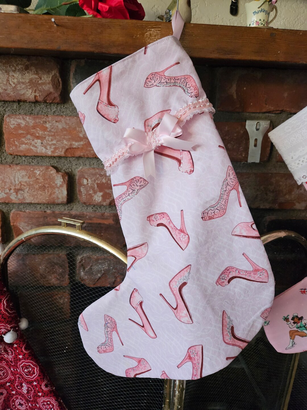 Fancy Women Shoes Christmas Stocking - Etsy