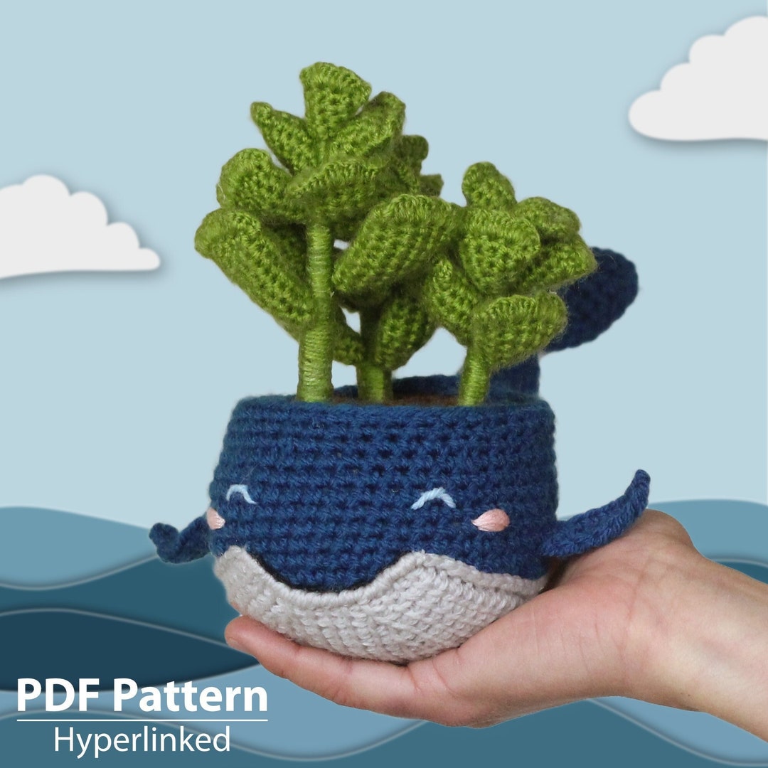 Pattern: Amigurumi Whale Tutorial • Succulent Crochet Pattern • PDF ...