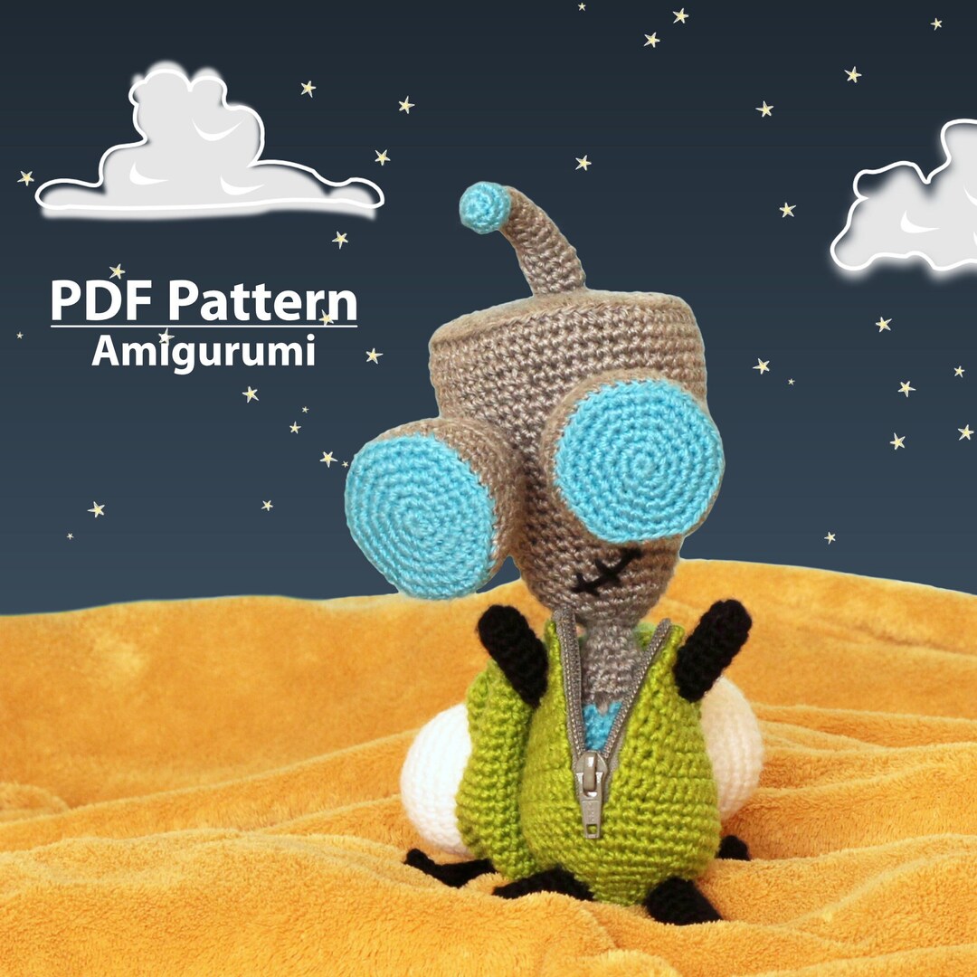 PATTERN: Amigurumi Crochet Gir Pattern Alien With Hoodie - Etsy