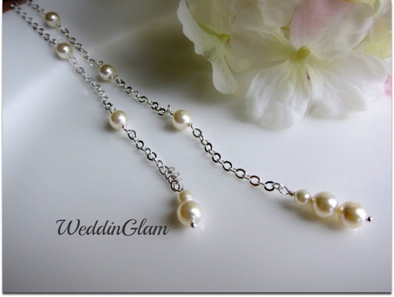 Double Strand Backdrop Pearl Back Drop to Add to Your | Etsy