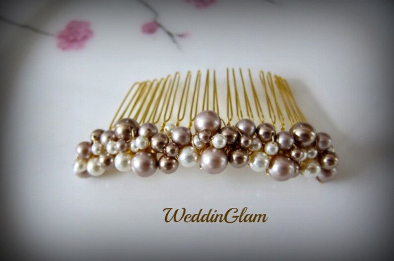 Fall Wedding Comb Mother of the Bride Gift Wedding Hair - Etsy