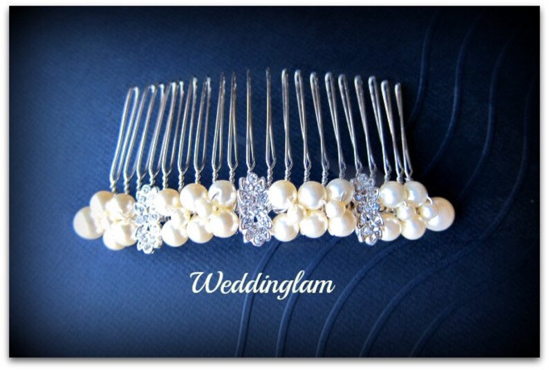 Bridal hair comb.Wedding hair comb. Pearl hair comb. Bridal | Etsy