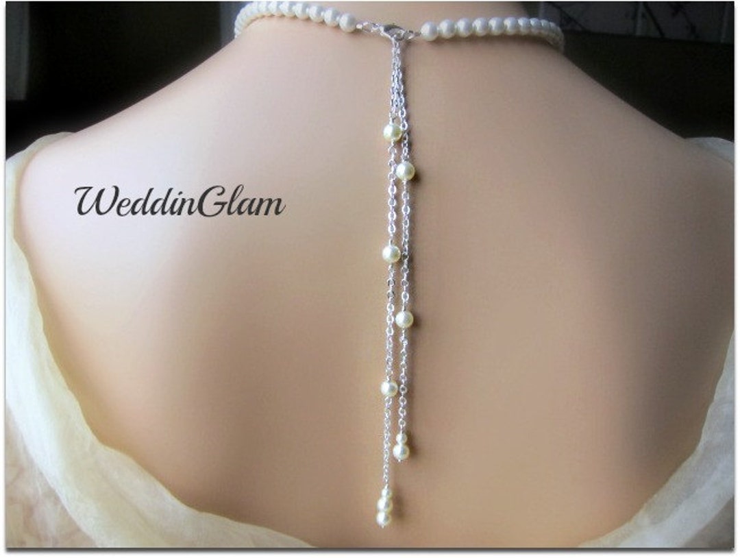 Double Strand Backdrop - Pearl Back Drop to Add to Your Necklace ...