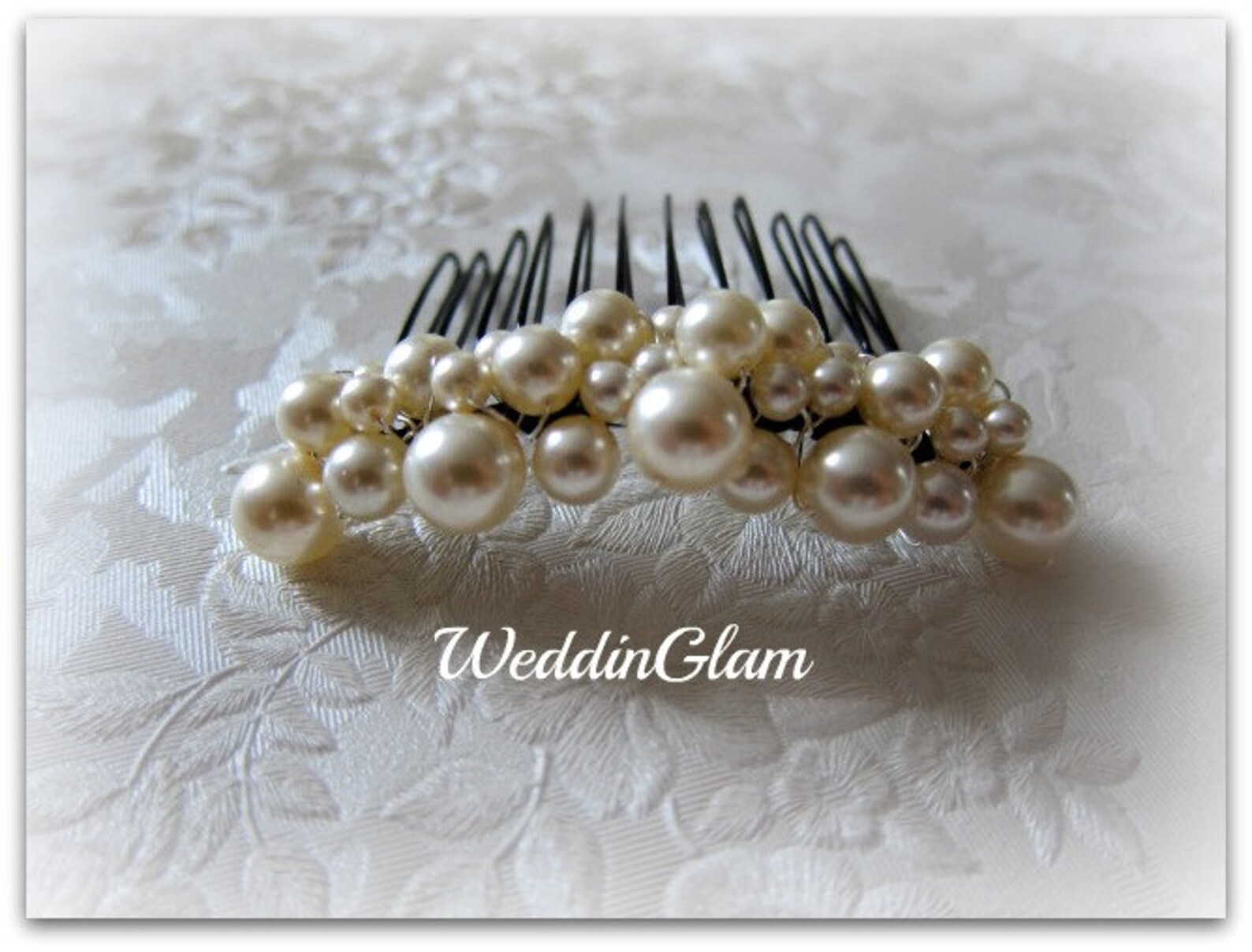 Ivory Pearl Comb Wedding Comb Bridal Hair Comb Wedding Hair - Etsy