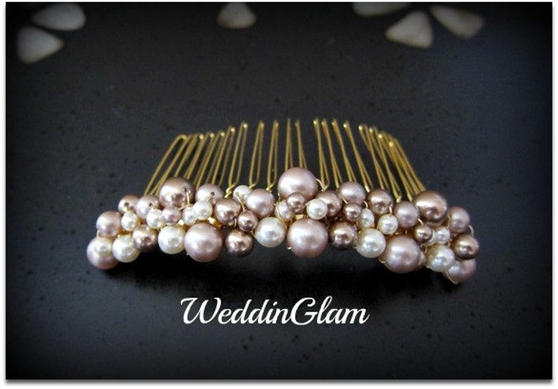 Fall Wedding Comb Mother of the Bride Gift Wedding Hair - Etsy