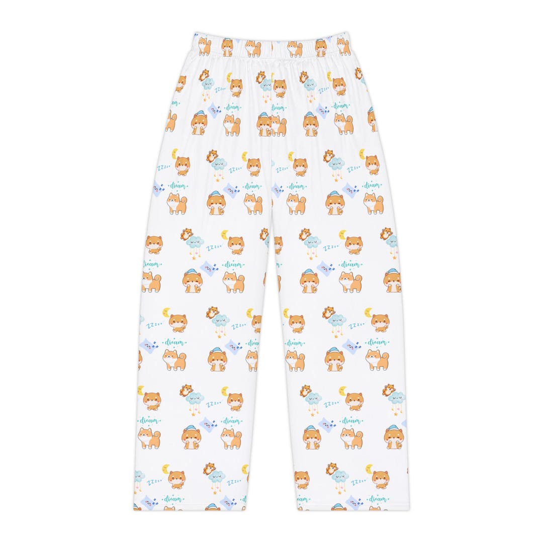 Cozy Shiba Inu Pajama Bottoms for Women Cute and Comfy Sleepwear ...