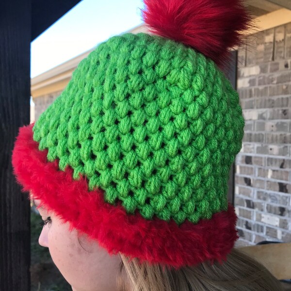 Crochet Grinch Hat - Etsy