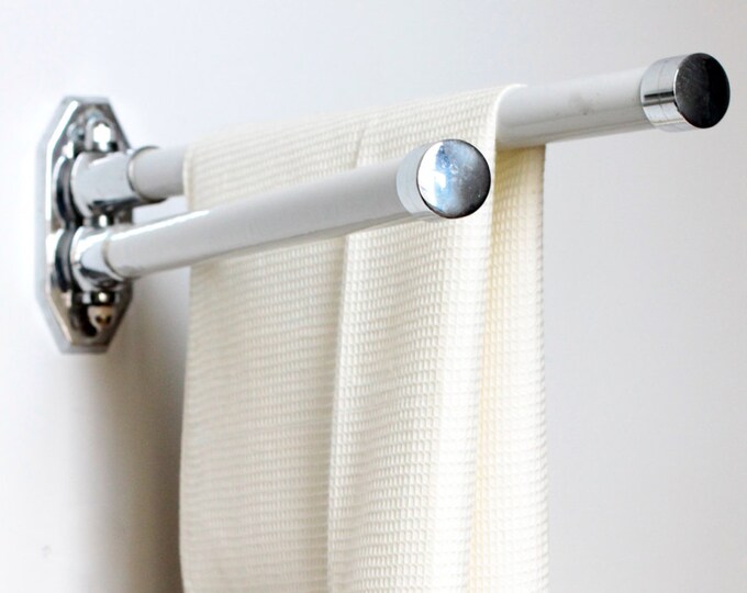 Vintage Bathroom Towel Rod or Bar French Art Deco Towel Rack - Etsy