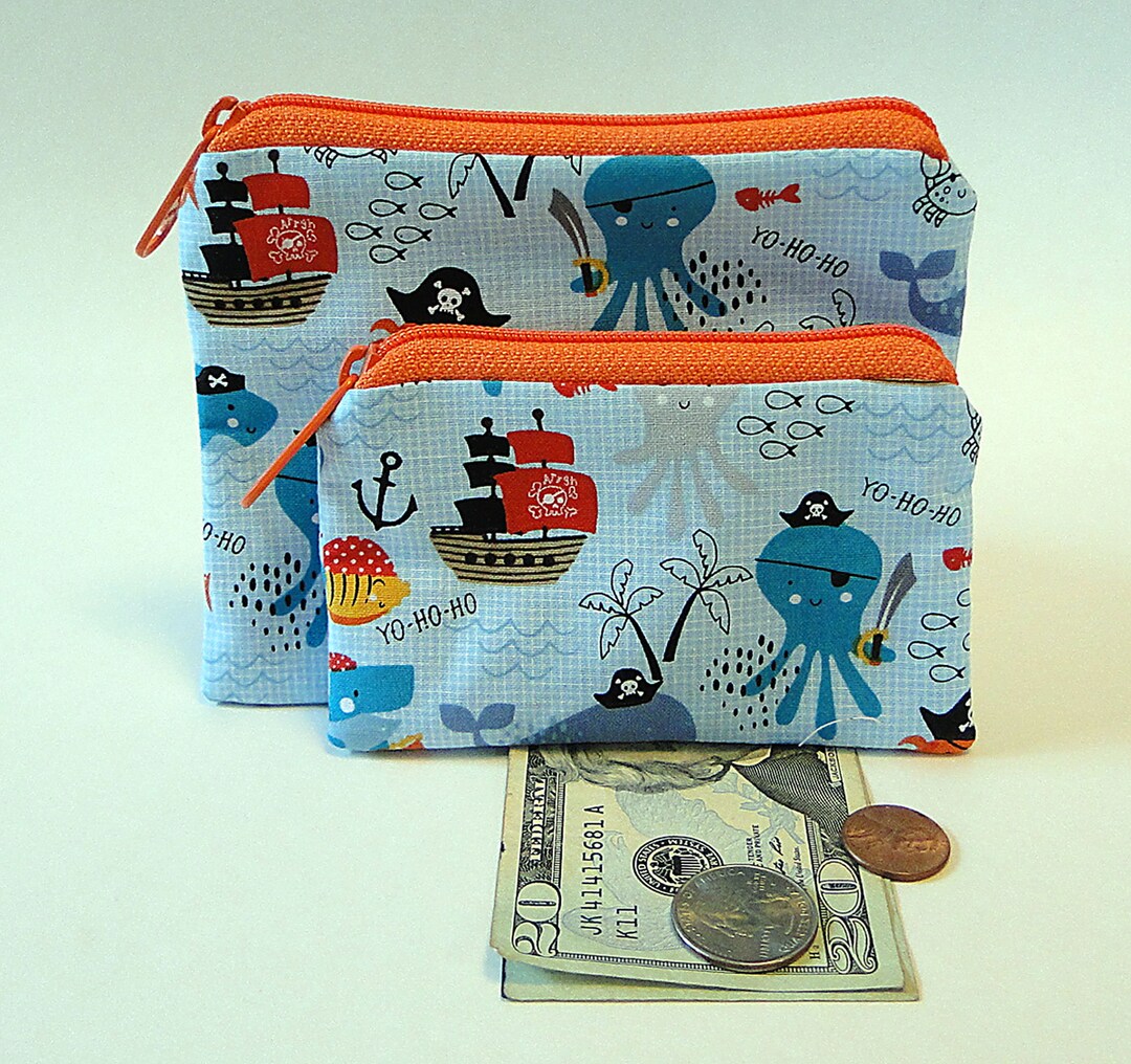 Pirate Coin Purse, Toddler Coin Purse, Coin Purse for Boys, Child's ...