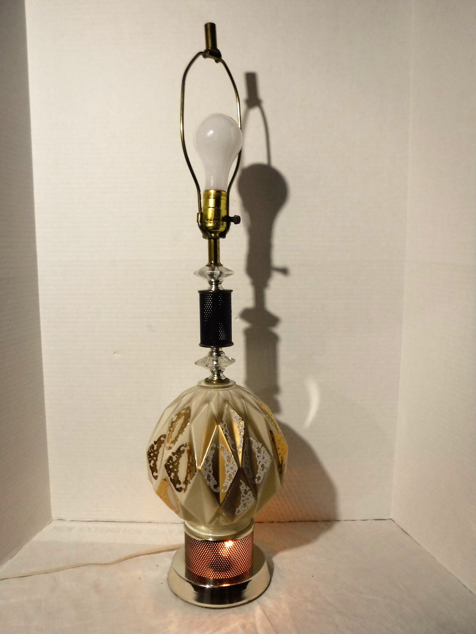 Kitsch Mid Century Geodesic Globe Table lamp with Mood Light | Etsy