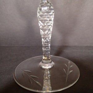 Seneca Glass Cut Crystal Vintage Stemware Water Goblets, Flared Rim ...