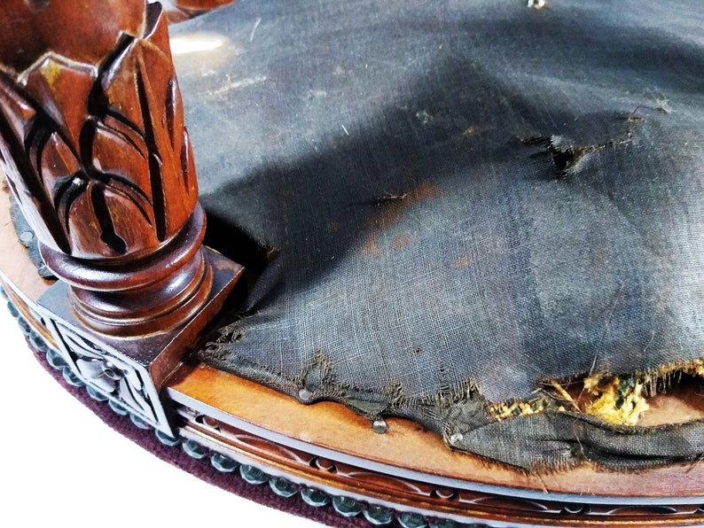 19th Century French Oval Stool in the Louis XVI Style Hand - Etsy