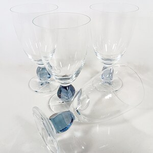 Schott Zweisel Conte Blue Ice Tea and Burgundy Wine Glasses - Etsy