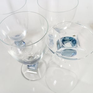 Schott Zweisel Conte Blue Ice Tea and Burgundy Wine Glasses - Etsy