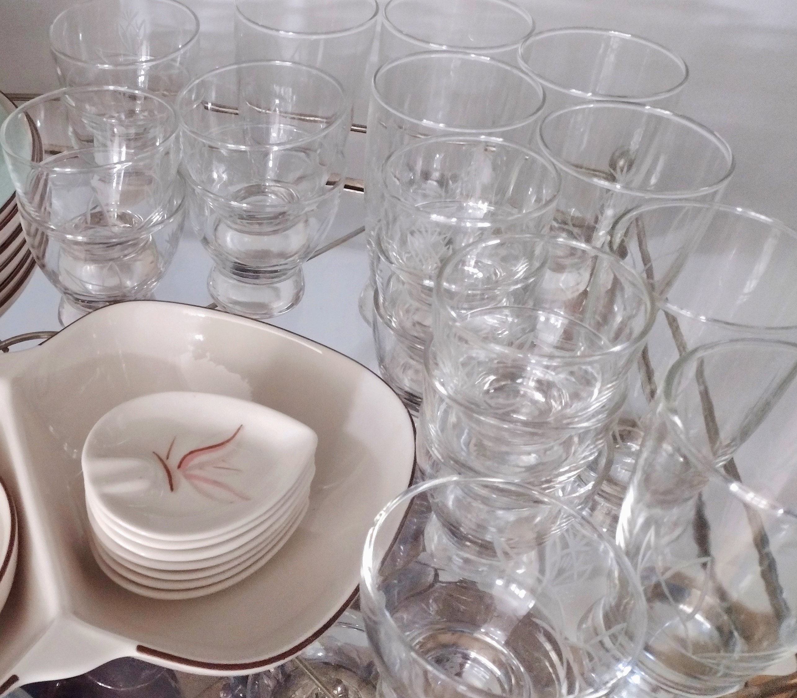 Mid Century Modern Winfield Dragon Flower Dinnerware From the 1940s ...