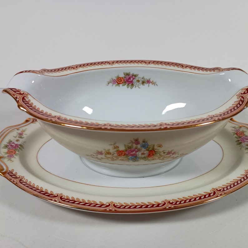 Vintage Rose China Japan (noritake) RO6 91 Piece Fine China Dinnerware ...
