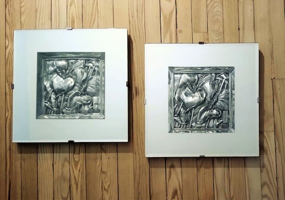 Early Mid Century Signed Sebet Silverman Nurre Silver Botanial | Etsy