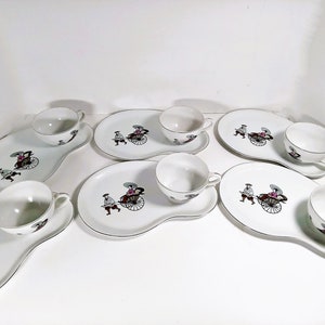 Arita Rickshaw Rikisha Luncheon Set, Service for 6 Cups and Luncheon ...