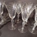 Seneca Glass Cut Crystal Vintage Stemware Water Goblets, Flared Rim ...