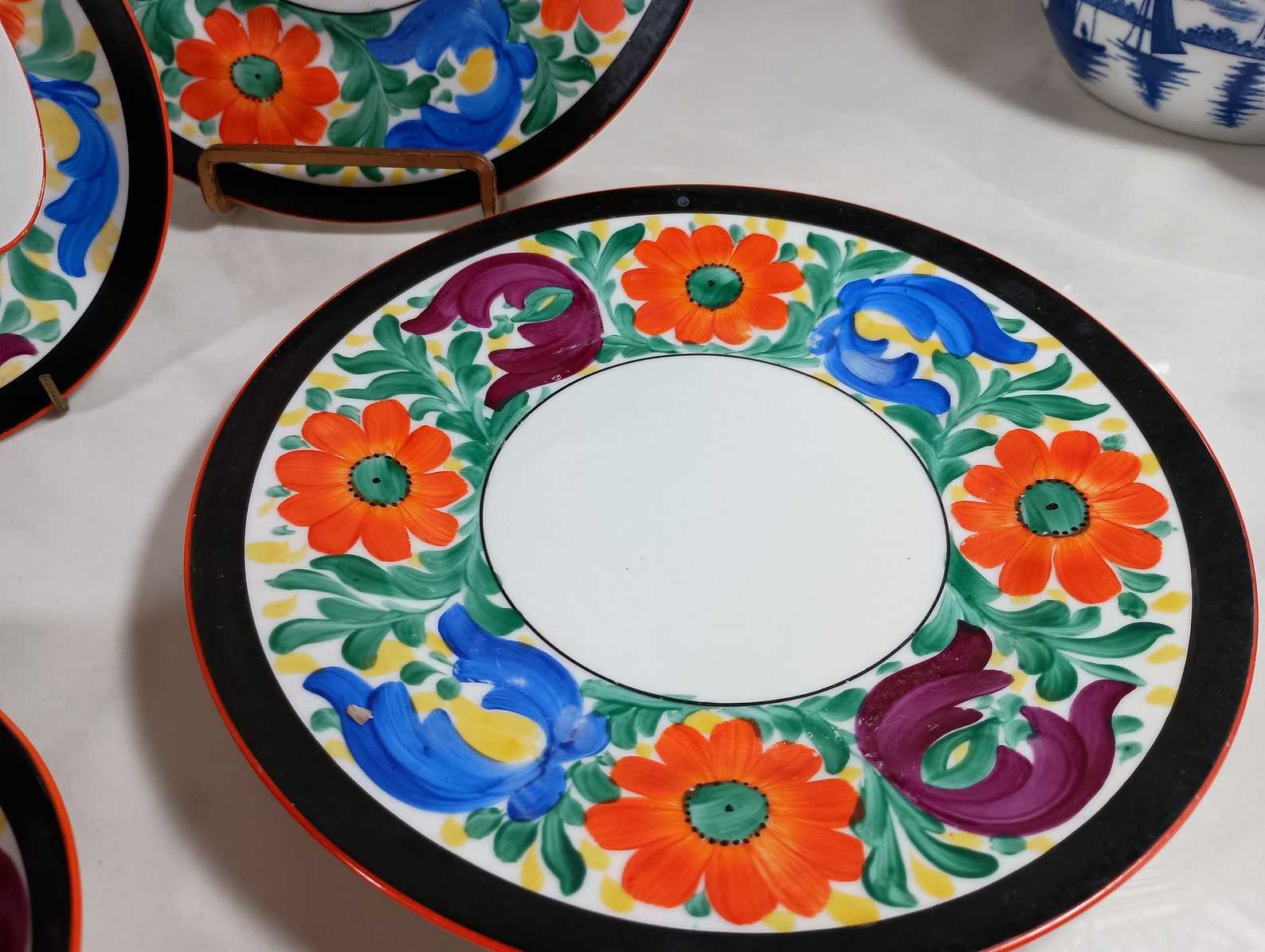 Phoenix China, Czechoslovakia, Moravian Art Hand-painted Flowers Tea ...