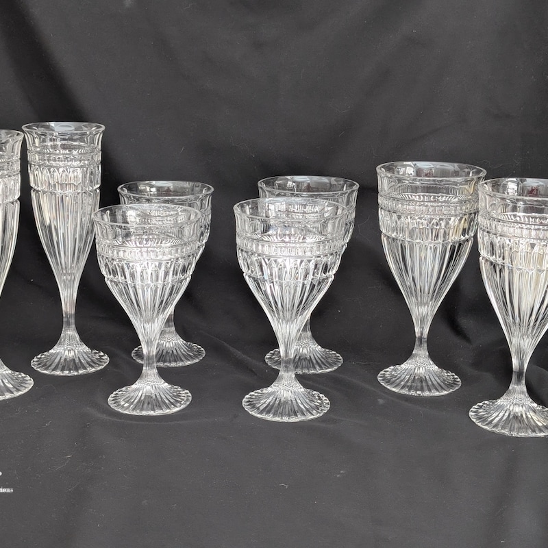 Mikasa Crystal Drinkware - Etsy