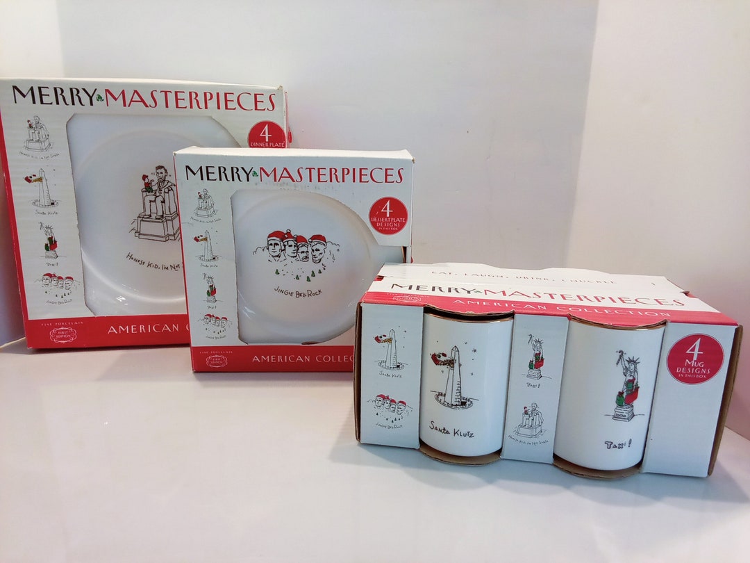 Merry Masterpieces American Collection Dinner Plates, Dessert Plates ...