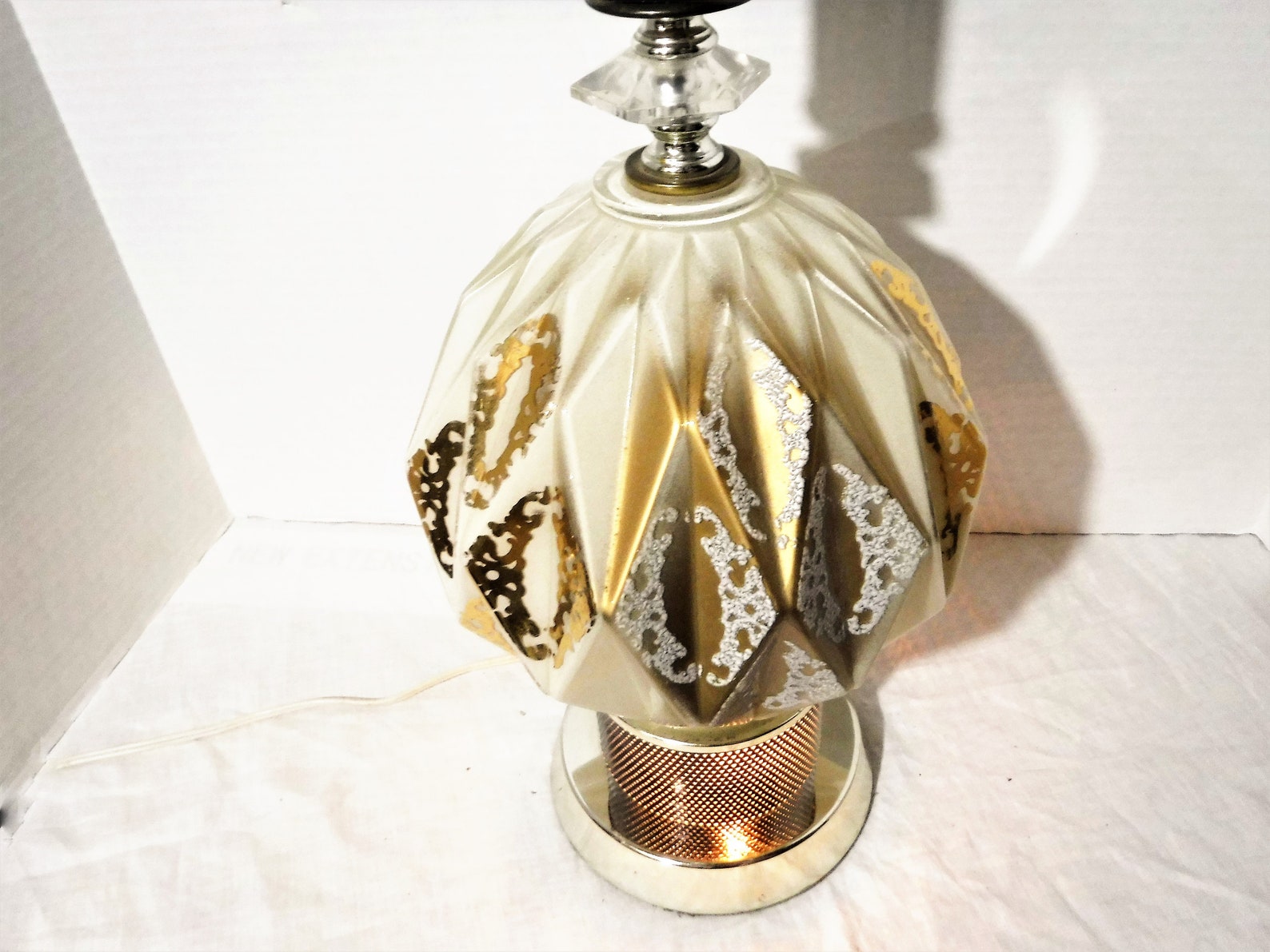 Kitsch Mid Century Geodesic Globe Table lamp with Mood Light | Etsy