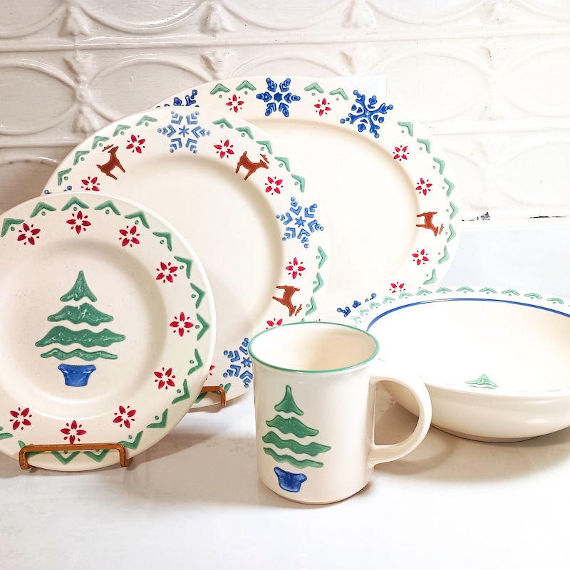 Christmas Dinnerware - Etsy