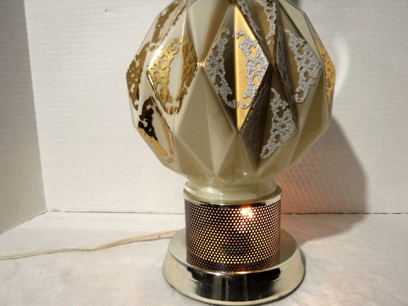 Kitsch Mid Century Geodesic Globe Table lamp with Mood Light | Etsy