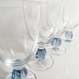 Schott Zweisel Conte Blue Ice Tea and Burgundy Wine Glasses - Etsy