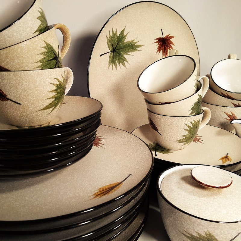 Leaves Dinnerware - Etsy
