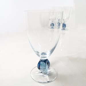 Schott Zweisel Conte Blue Ice Tea and Burgundy Wine Glasses - Etsy