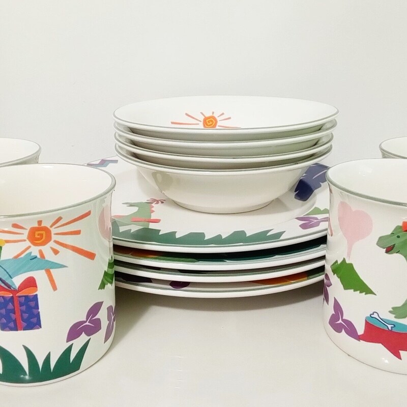 Cartoon Dinnerware - Etsy