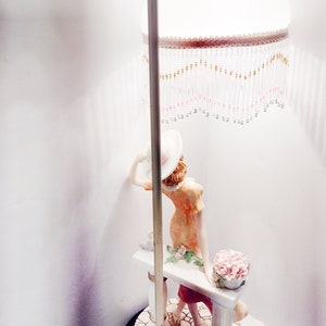 1990's Crosa Collection Beautiful Figural Golden Haired Lady Lamp ...
