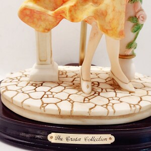 1990's Crosa Collection Beautiful Figural Golden Haired Lady Lamp ...