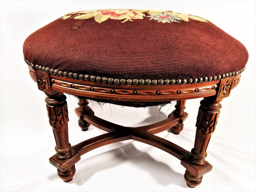 19th Century French Oval Stool in the Louis XVI Style Hand - Etsy