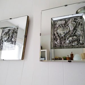 Early Mid Century Signed Sebet Silverman Nurre Silver Botanial Base ...