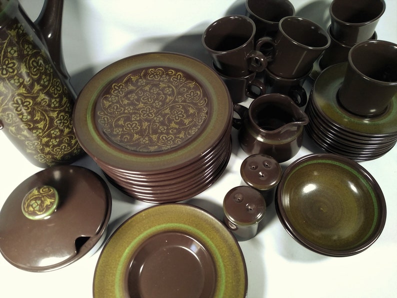 Mid Century Franciscan Madeira Dinnerware Sold in Place Settings, Sets ...